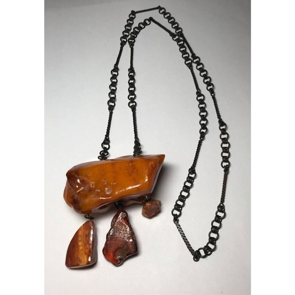 Unbranded | Jewelry | Vintage Large Butterscotch Baltic Amber Nugget ...
